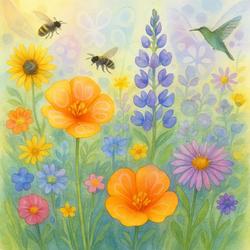 The Secret Language of Wildflowers and Pollinators – US Wildflower Maps